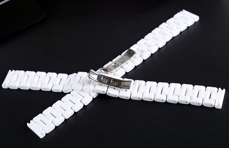 Women Ceramic Watch strap 14mm 16mm 18mm Watchband... – Grandado