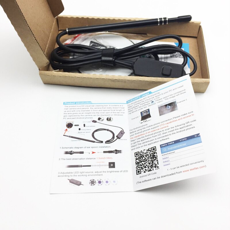 Micro USB Ear Cleaner Endoscope 2 in 1 Ear Pick Ca... – Grandado