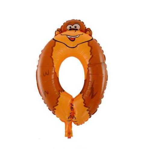1PCS Blow Up 16 Inch Animal Number Foil Balloons K... – Grandado