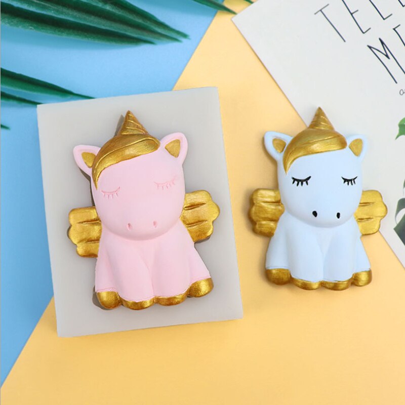 Fødselsdag enhjørning form silikone form fondant k... – Grandado