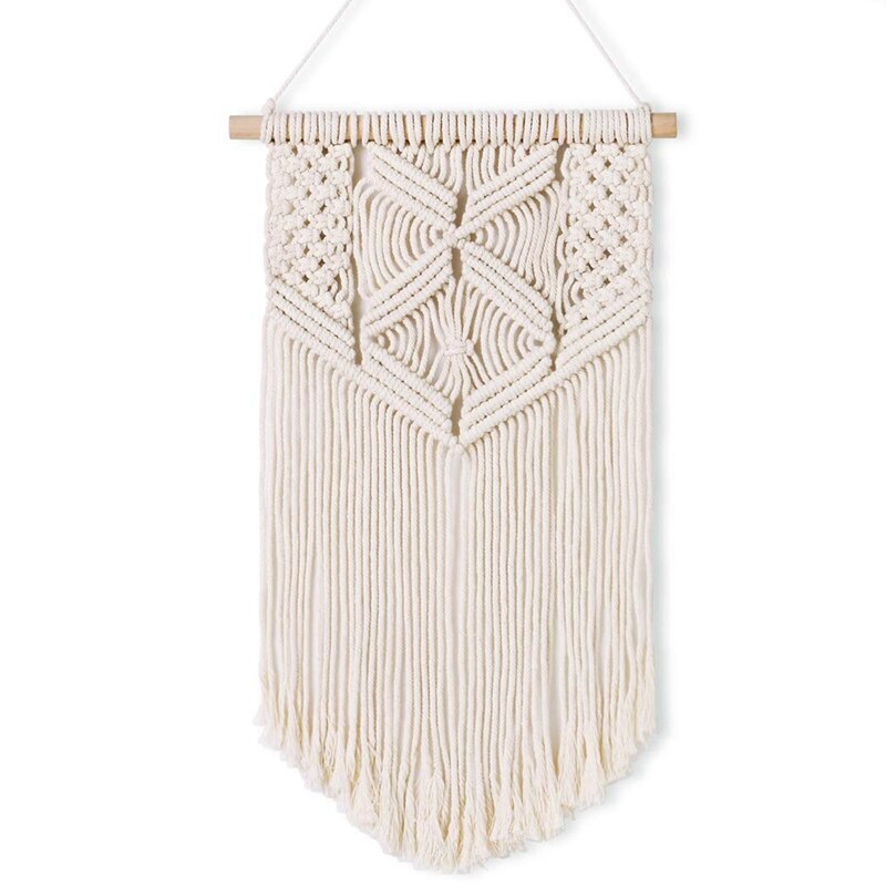 2 Pcs Macrame Wall Hanging Small Art Woven Wall De... – Grandado