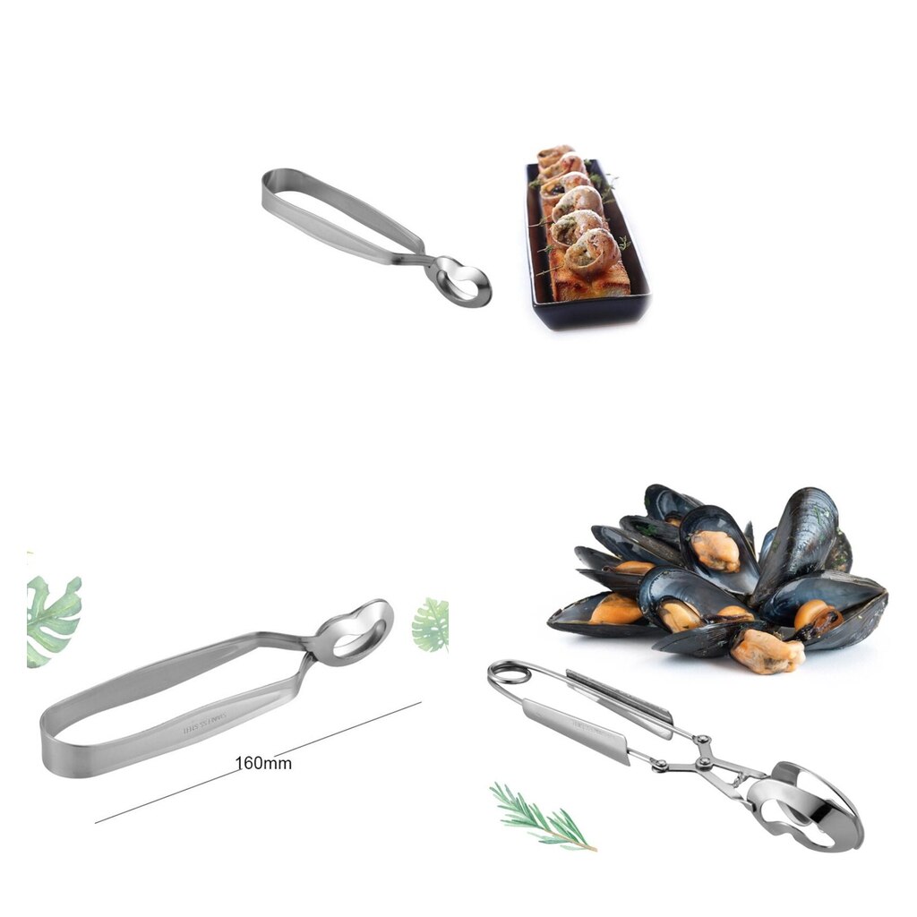 Home and Garden Cooking Utensils Escargot Tongs Sn... – Grandado