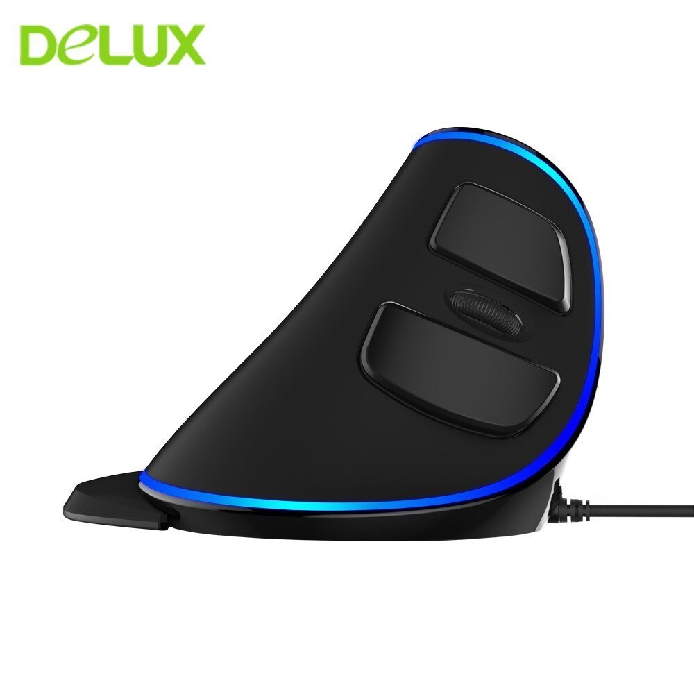 Delux M618 Plus Verticale Ergonomische Computer Mu... – Vicedeal