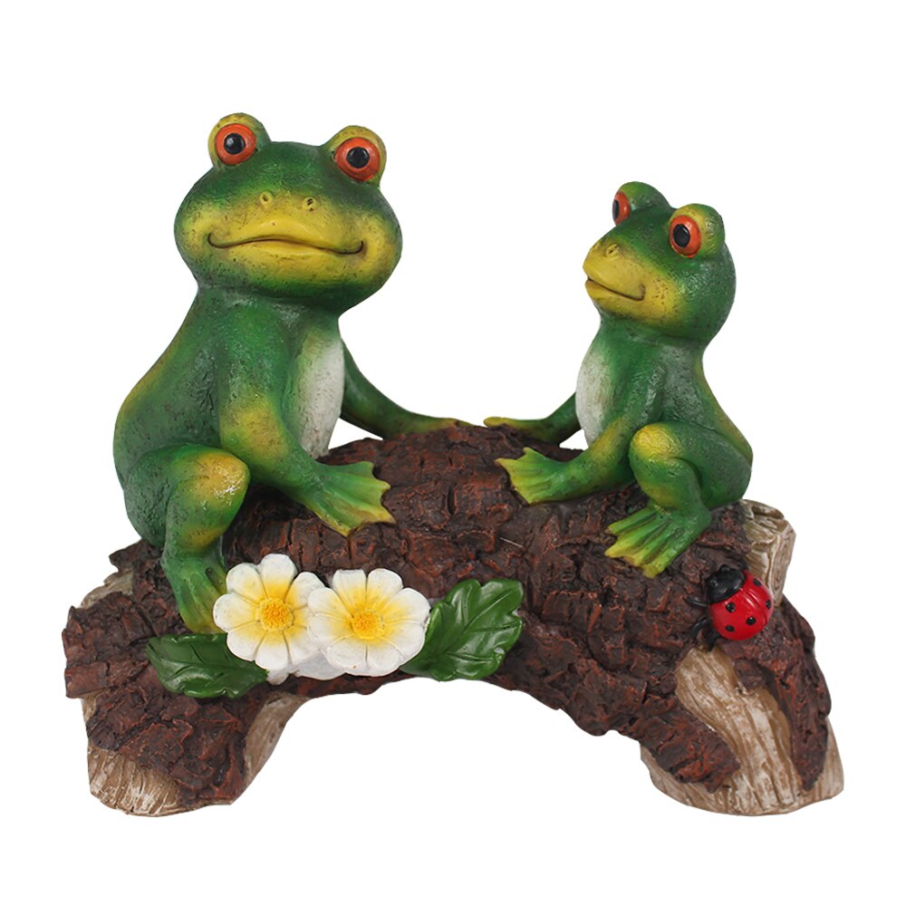 7 Inch Garden Statue Lawn Ornaments Cute Frog Resi... – Vicedeal
