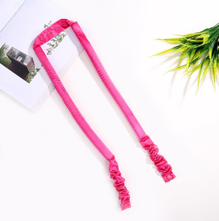 Heatless Curl Ribbon Curling Wand Sports Hair Band... – Grandado