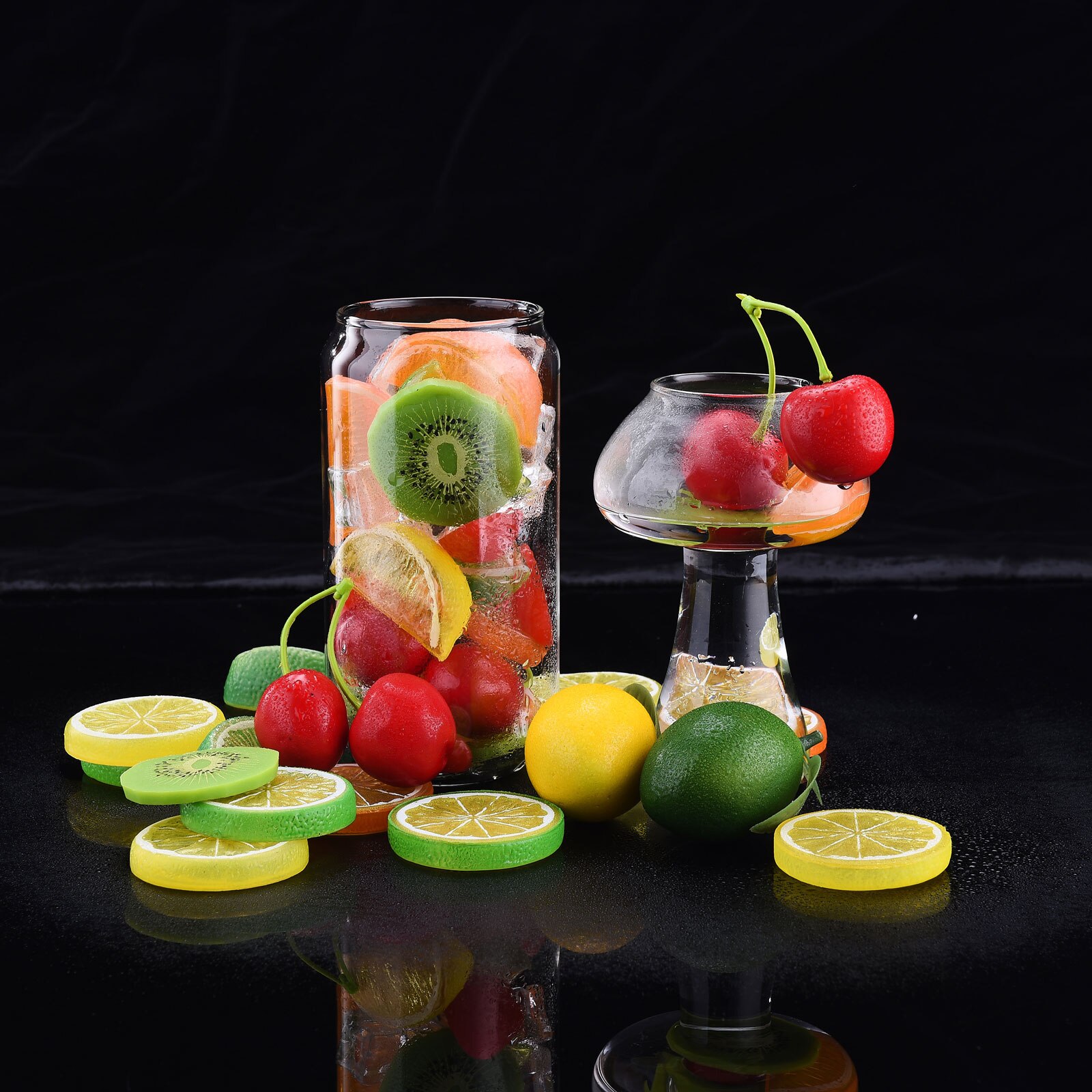 52Pcs/Set Artificial Fruit Slice Decor Realistic L... – Grandado