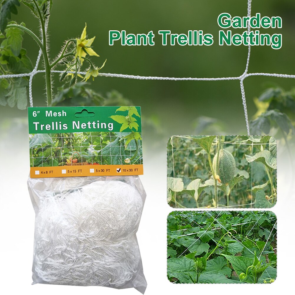 Flexible Plant Trellis Netting Heavy-Duty Plant Vi... – Grandado