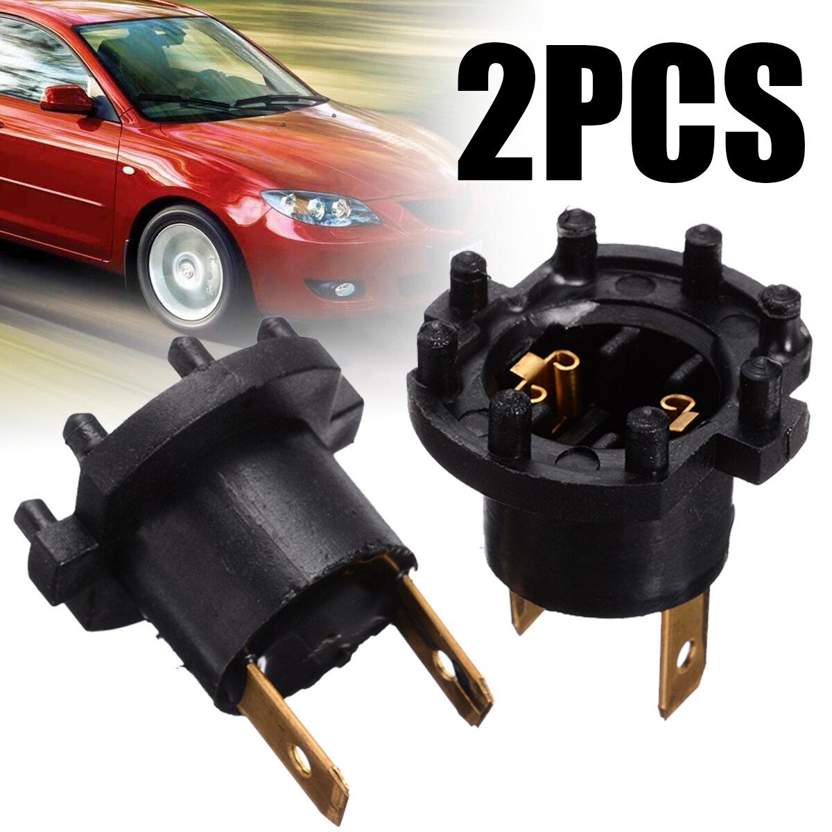 Brand 2 STUKS Koplamp Socket Plug Connector Adapte... – Vicedeal