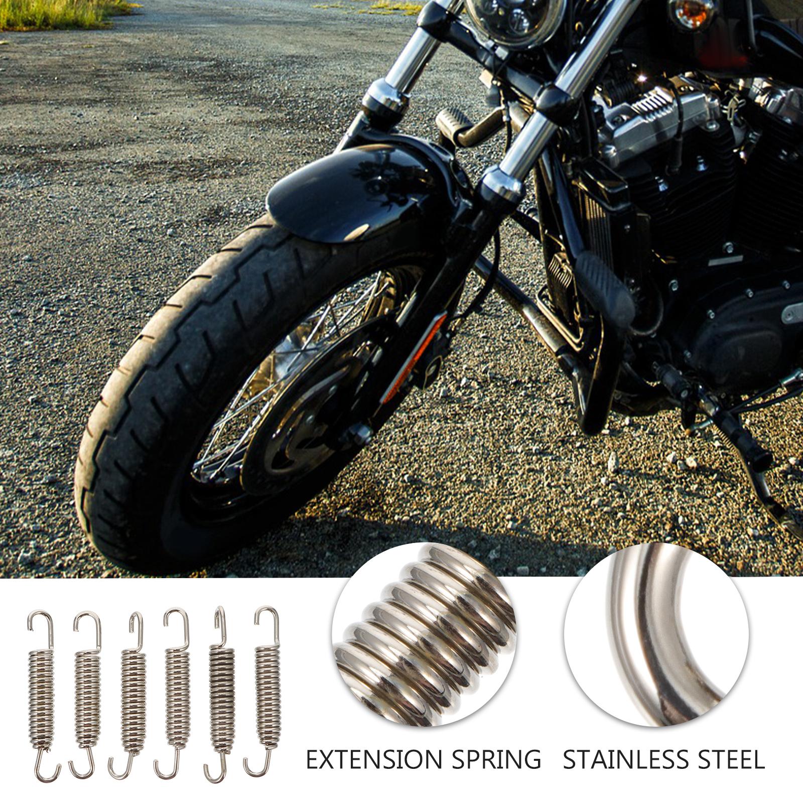 6 Pcs Exhaust Spring Stainless Steel Tension Muffl... – Grandado