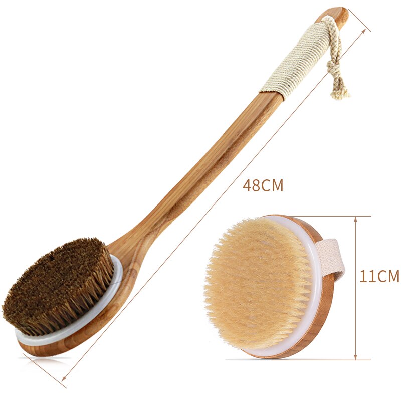 CLPAIZI Exfoliating Natural Bristle Bath Brushes L... – Vicedeal