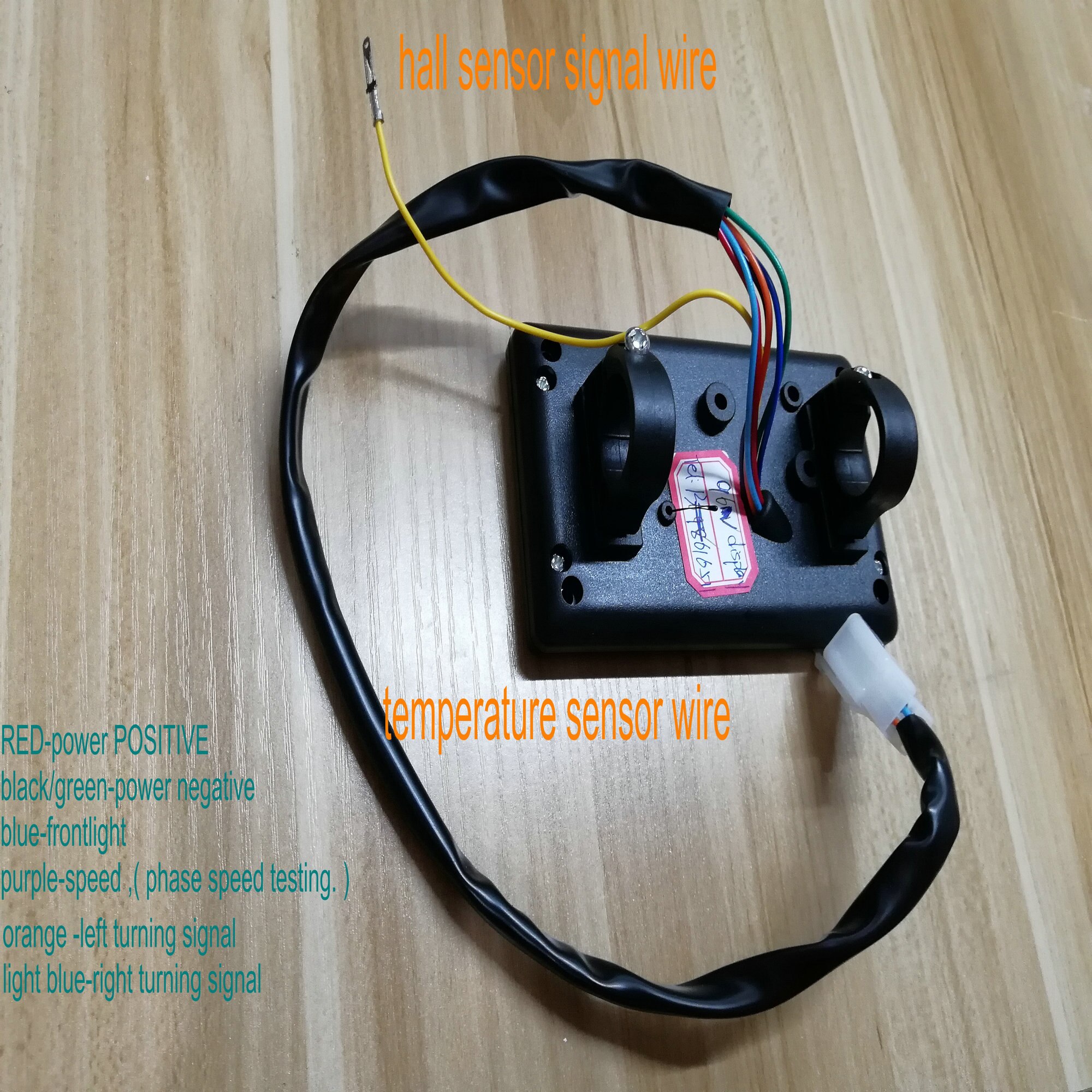 electric bike speedometer colored white blue LCD d... – Grandado