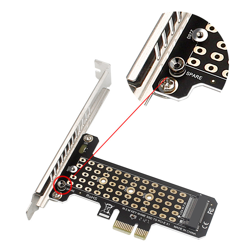 M.2 NVMe SSD to PCIE X1 X4 X16 Adapter M Key Inter... – Grandado