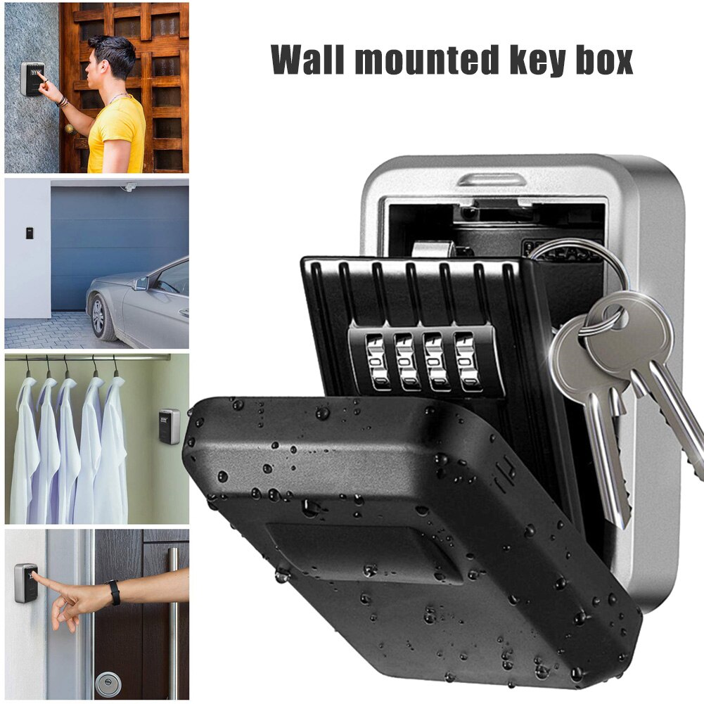 Wall Mounted/Padlock 4-Digit Combination Key Lock ... – Grandado