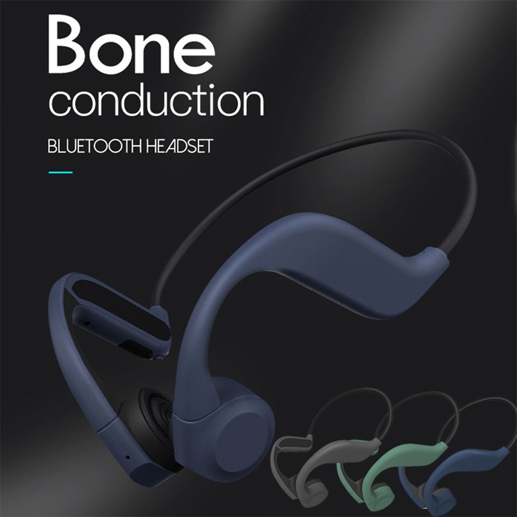 Wireless Stereo Bluetooth Bone-Conduction Music He... – Vicedeal