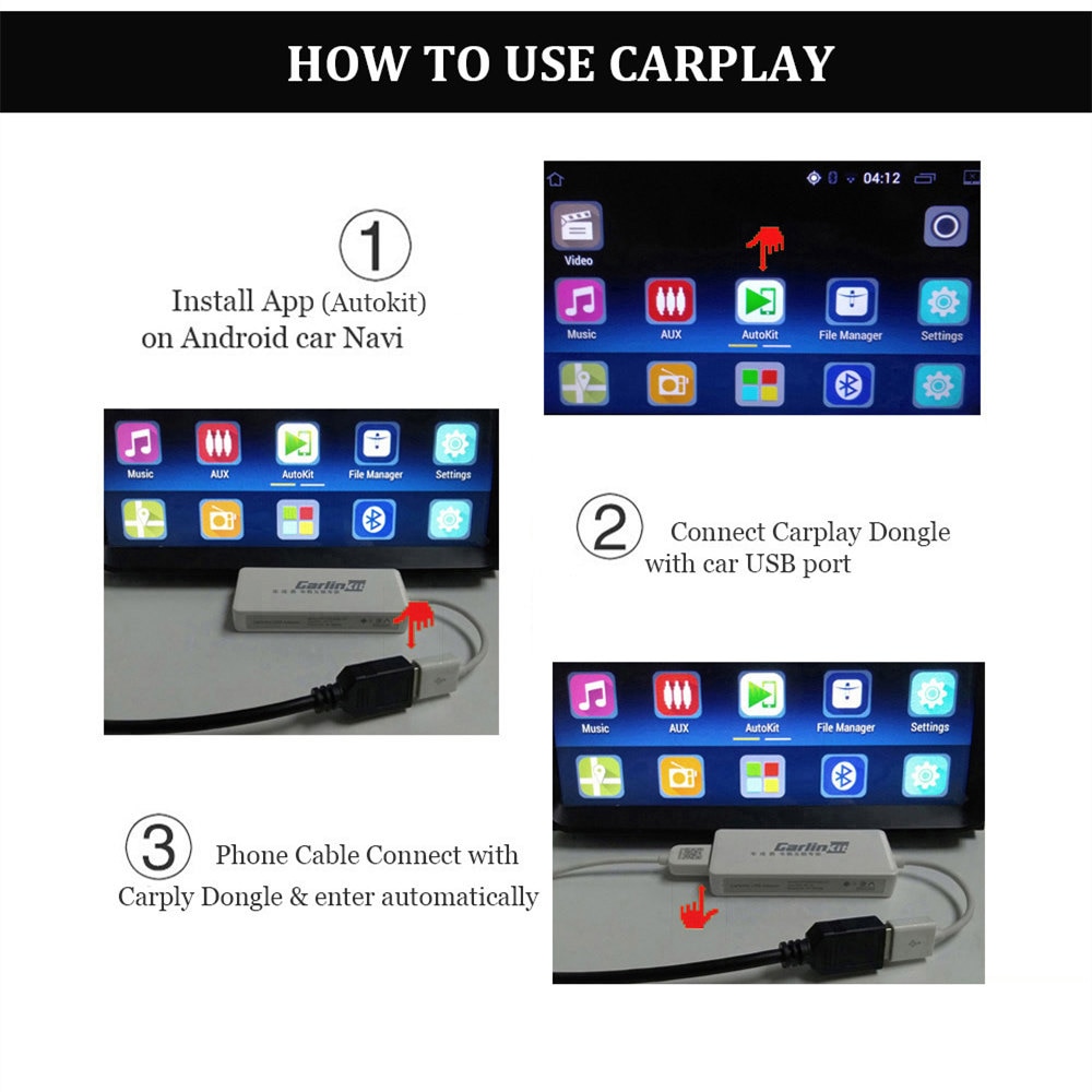 Auto Link Dongle USB Tragbare Navigation Player Pl... – Vicedeal