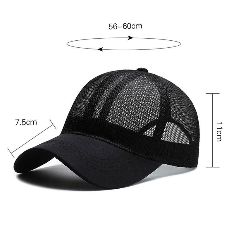 Trend Mesh Baseball Cap Zomer Ademend Sneldrogend ... – Grandado