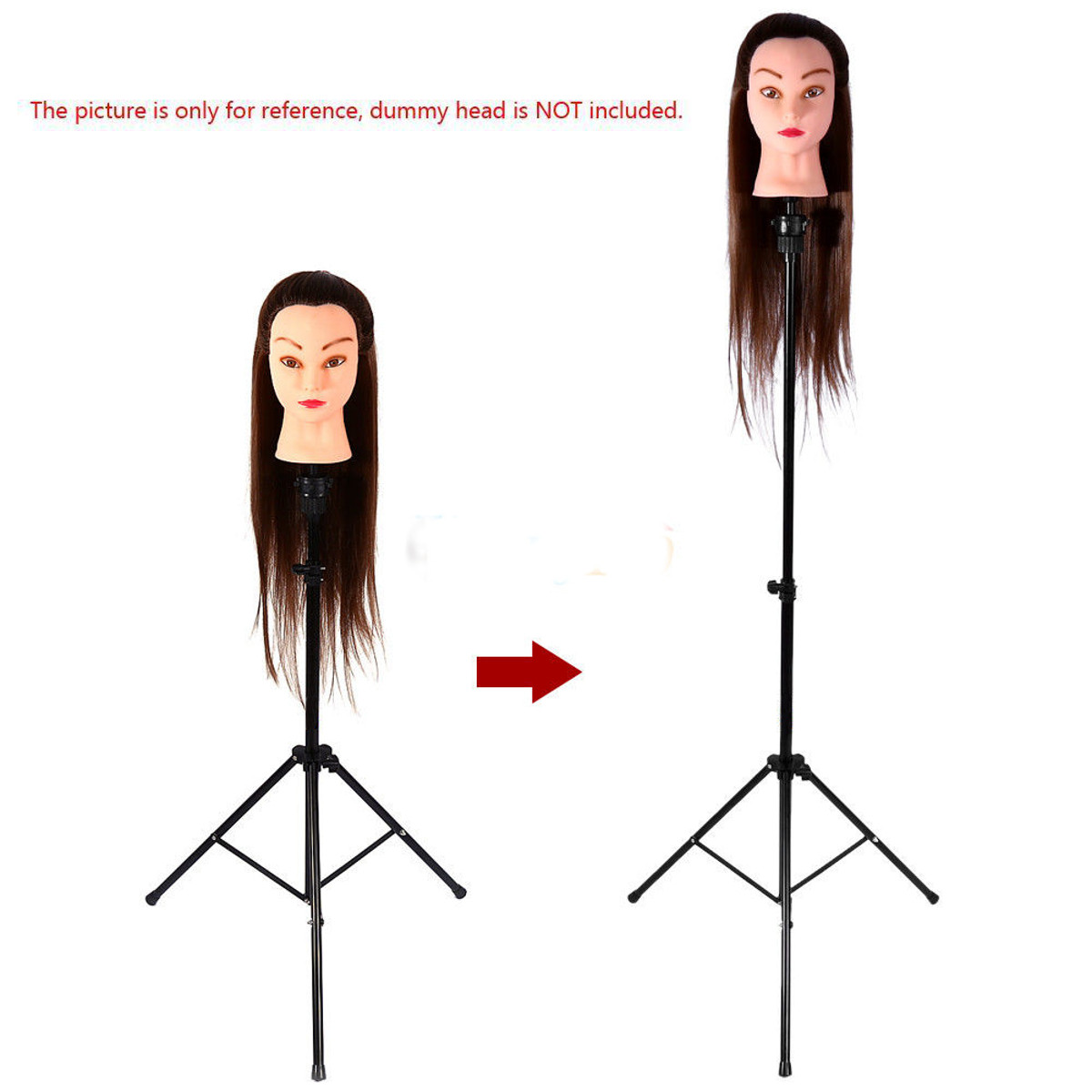 Adjustable Tripod Stand Holder Mannequin Head Trip... – Grandado
