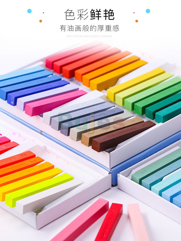 SAKURA Color Chalk Set.12/24/48 Colors Soft Colore... – Grandado