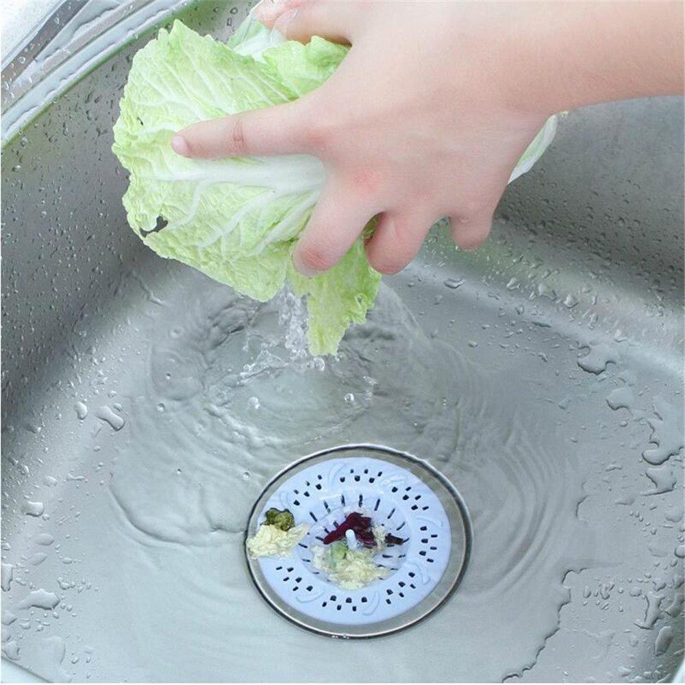 Silicone Shower Bath Drain Tub Strainer Cover Hair... – Grandado