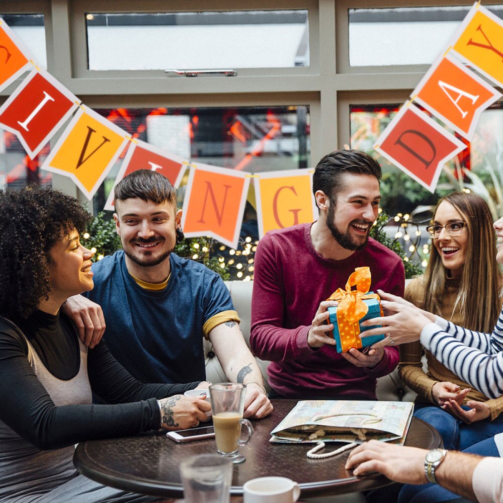20 stuks hangende vlaggendecoratie voor thuis op e... – Grandado