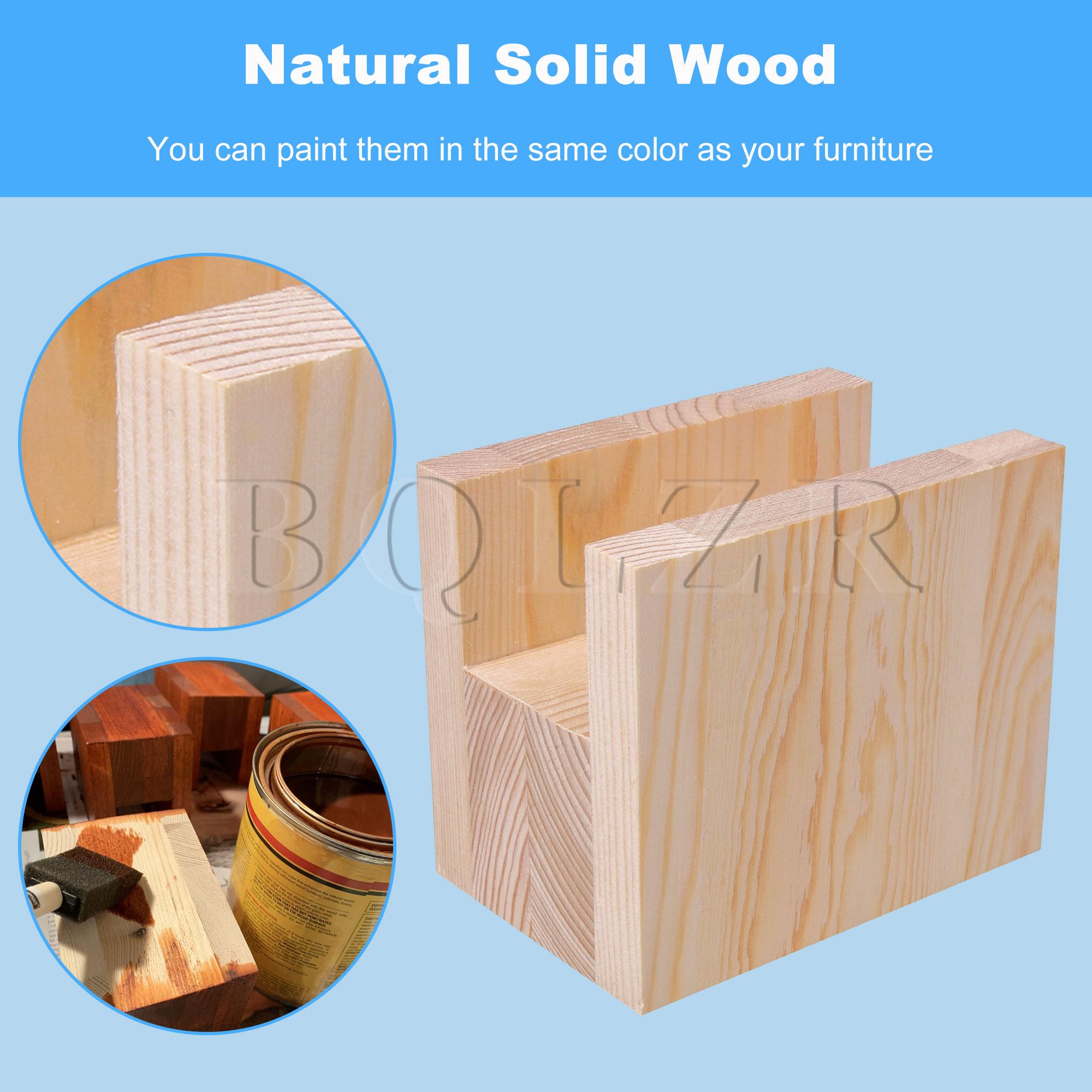 BQLZR Wood Cube Furniture Storage Riser Bed Lifter... – Grandado