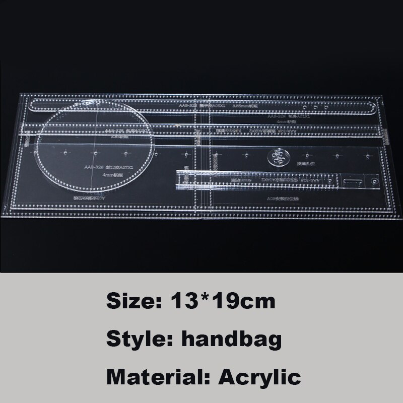 1 Set Lederen Diy Acryl Template Vrouwelijke Schou... – Vicedeal