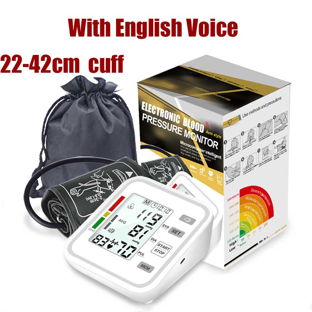 Arm Blood Pressure Monitor Meter Automatic BP Sphy... – Vicedeal