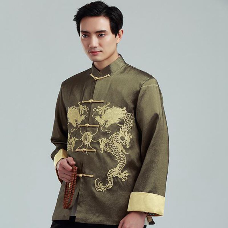 Chinese Traditional Clothes for Men Vintage Tang S... – Grandado