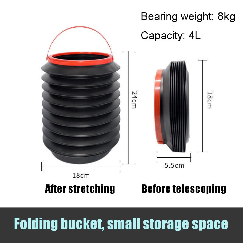 Portable Telescopic Folding Bucket Outdoor Fishing... – Vicedeal