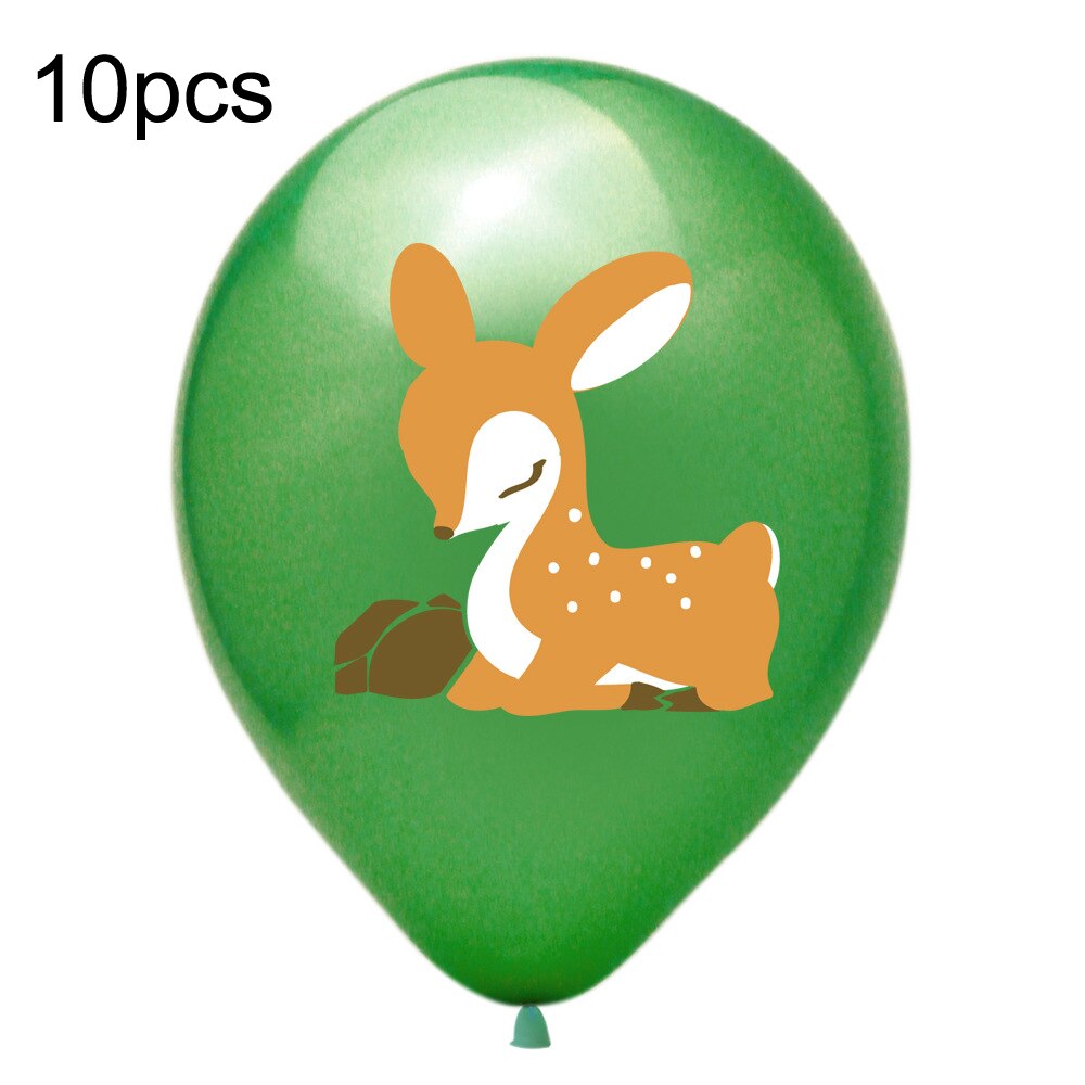1set Forest Animal Foil Balloon 10inch Latex Ballo... – Grandado