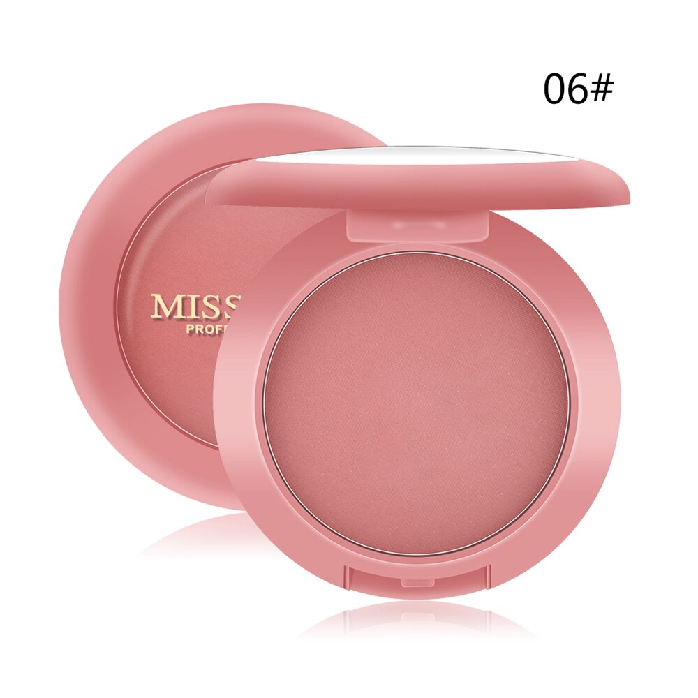 12 Color Blush Red Round Matte Blush Natural Brigh... – Vicedeal