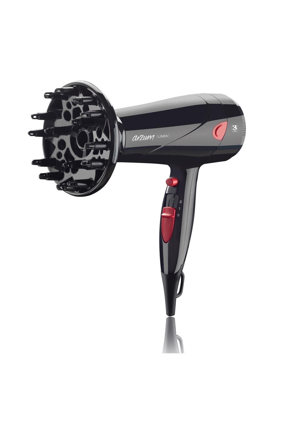My desire Black Linda 2000 Watts Hair Dryer – Grandado