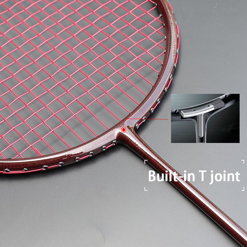 Ultarlight 100% Carbon Fiber Weave Badminton Racke... – Grandado
