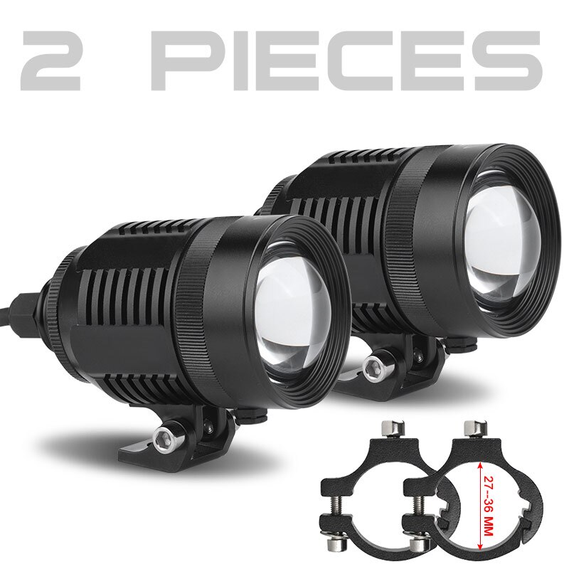 30W Motorcycle Spotlight Adjustable External Motor... – Grandado