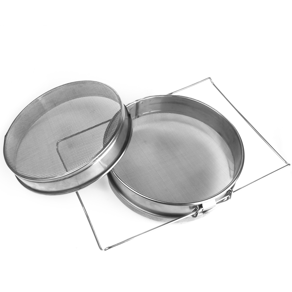 Honey Sieve, Stainless Steel Double Honey Strainer... – Vicedeal