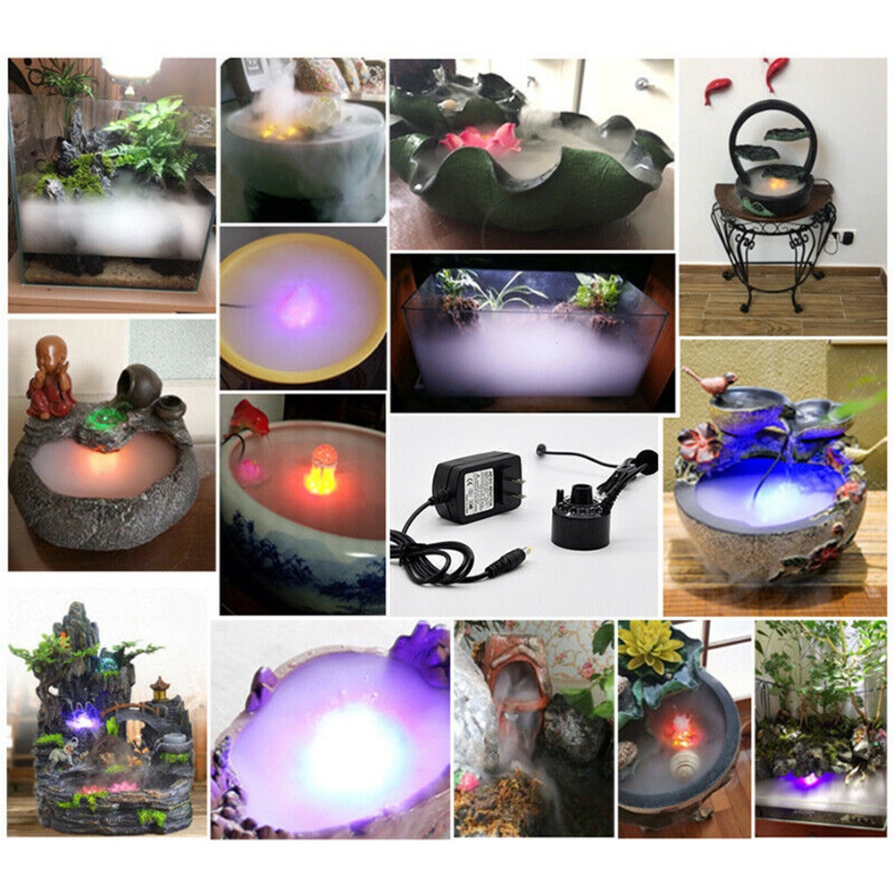 Christmas Fog Machine Fitnate Mist Maker 12 LED Mi... – Vicedeal
