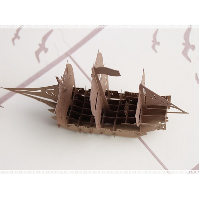 3D Pops Up Card Ship Card Festival Birthday Weddin... – Grandado