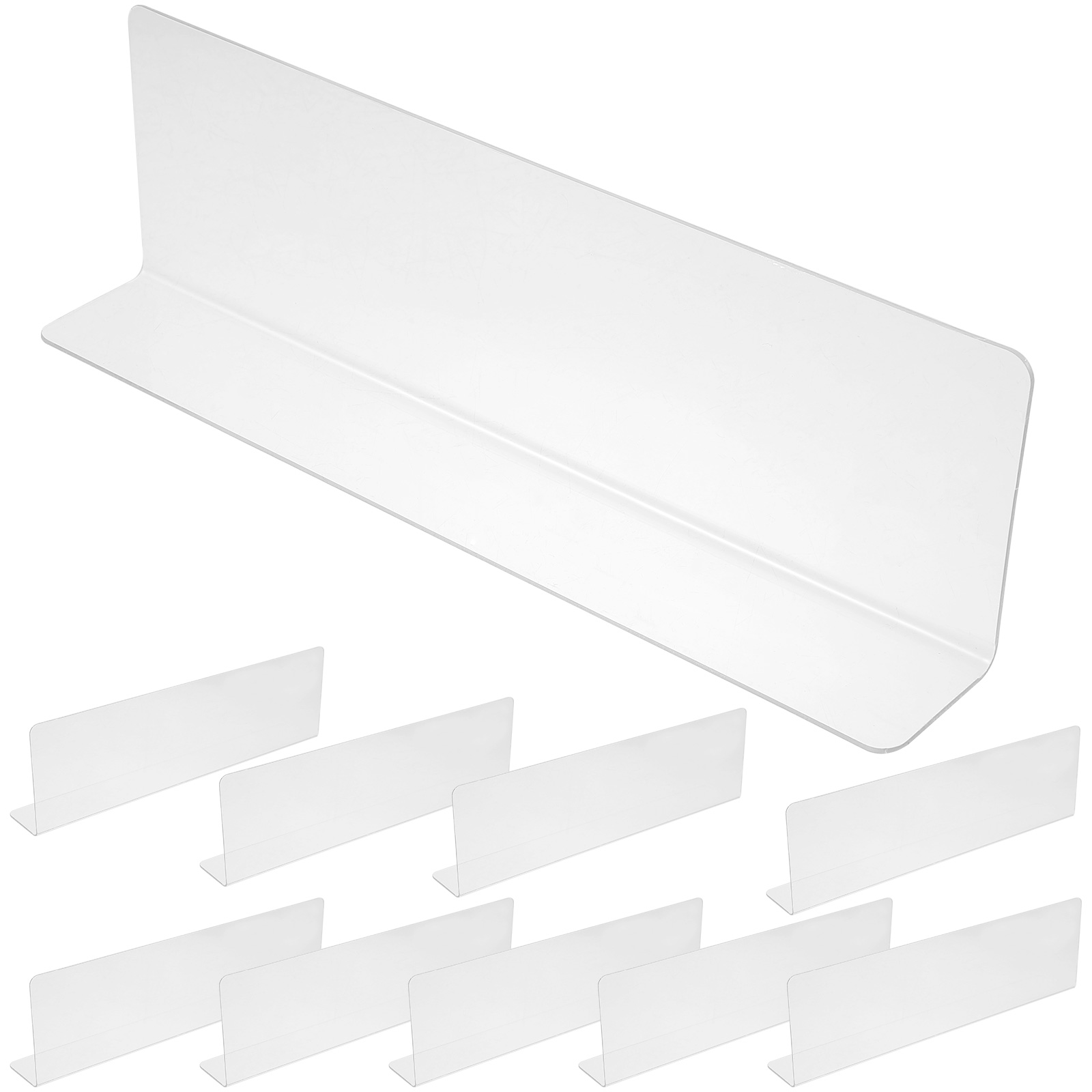 10 Pcs Dividing Partition Plastic Dividers Clear D... – Vicedeal