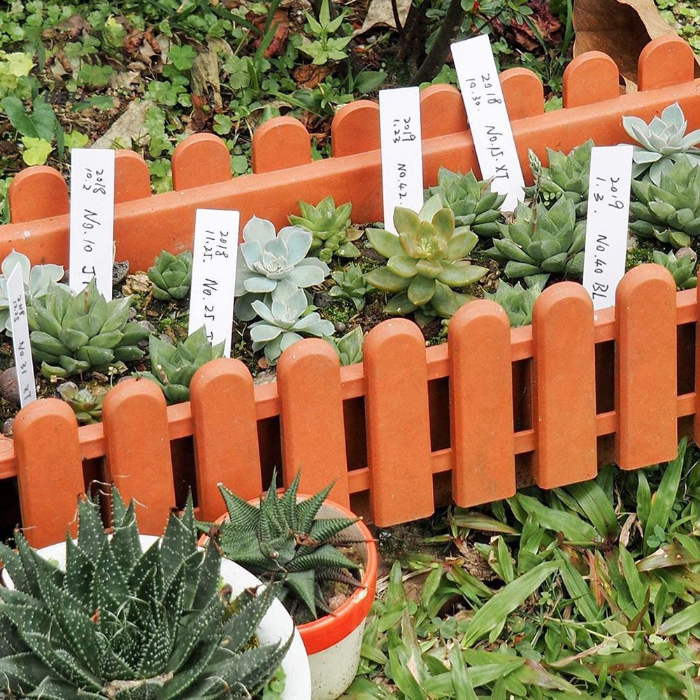 100x Garden Plant Labels Plastic Plant Tags Nurser... – Grandado