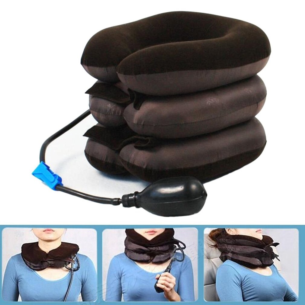 Inflatable Neck Cervical Vertebra Traction Soft Br... – Grandado