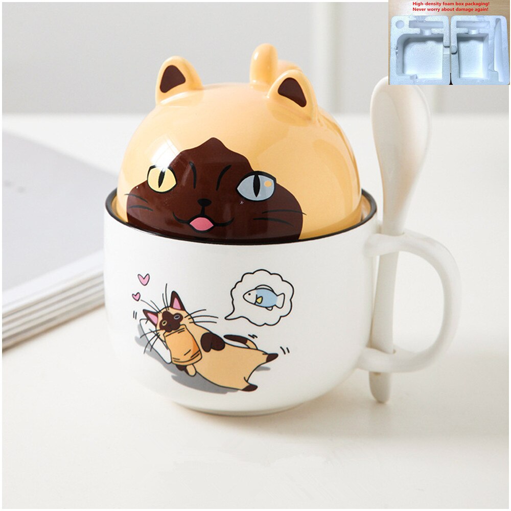 350ml kawaii shiba inu mugg söt tecknad keramikmug... – Grandado