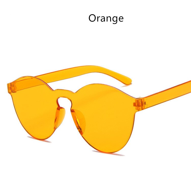 Square Round Lens Mirror Sunglasses Women Transpar... – Vicedeal
