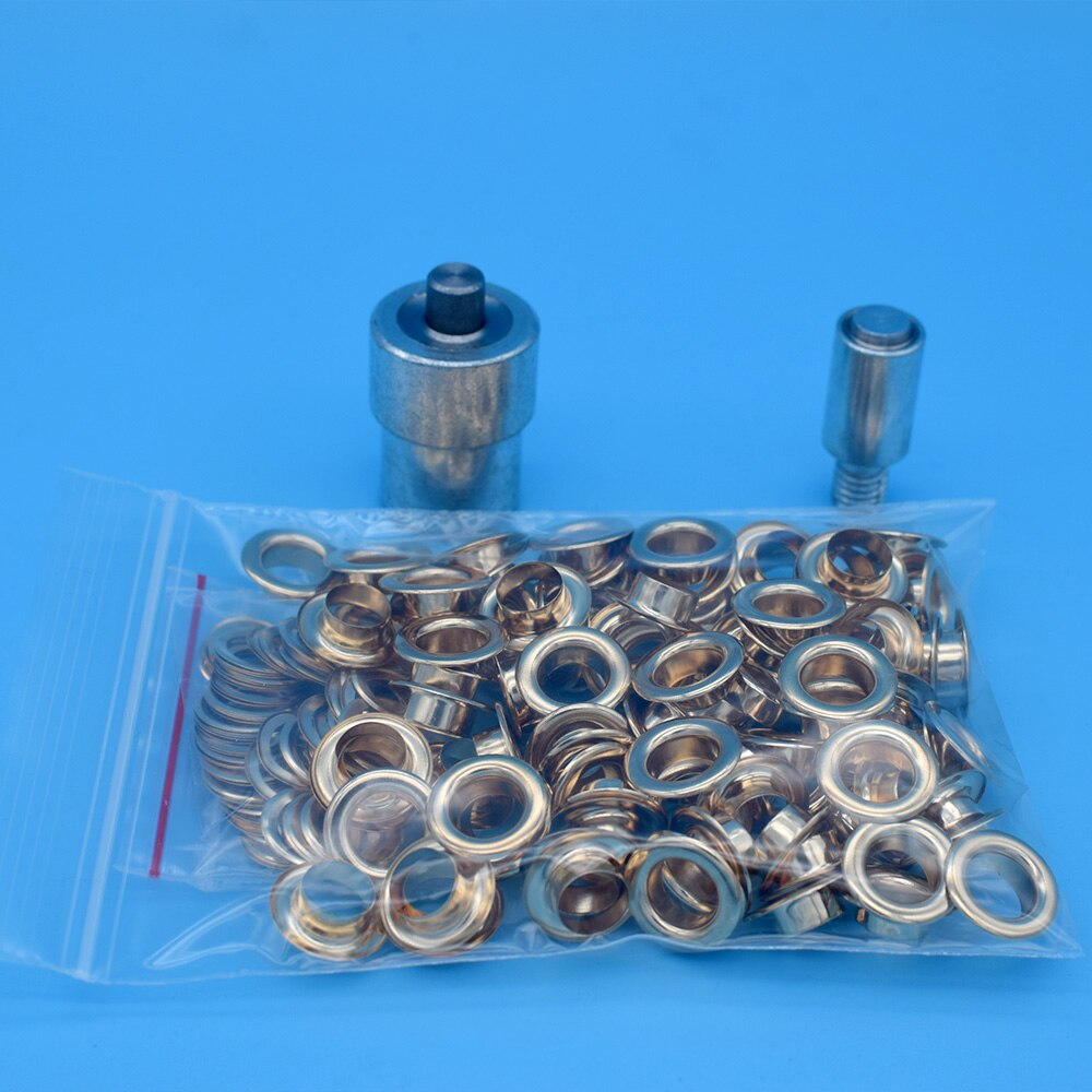 100 Sets 8Mm Koper Rose Goud Metalen Oogjes, 2 Typ... – Grandado