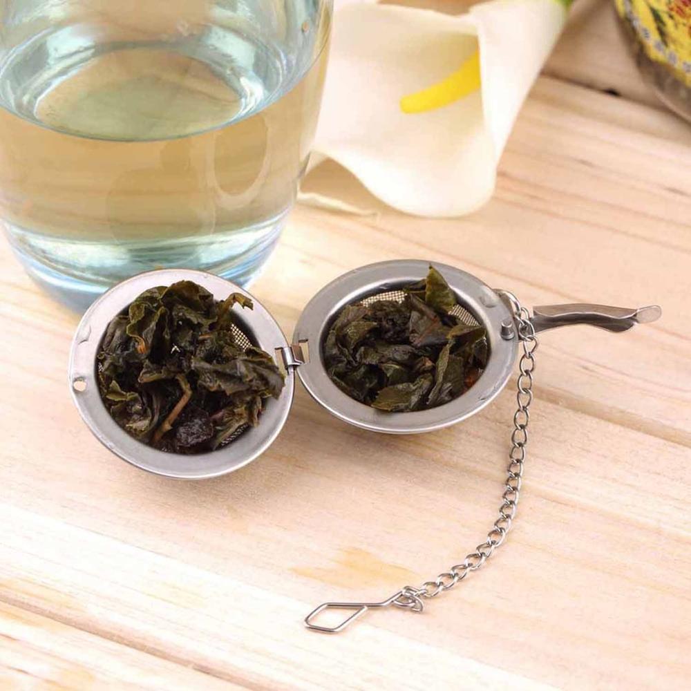 Stainless Steel Sphere Locking Spice Tea Ball Stra... – Grandado