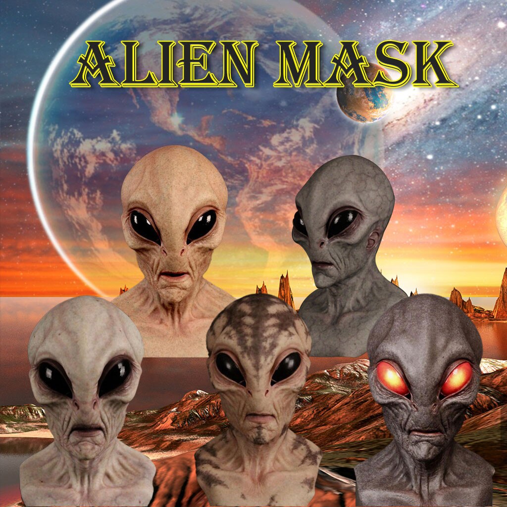 Alien Scary Halloween Masker Speelgoed Horror Magi... – Vicedeal