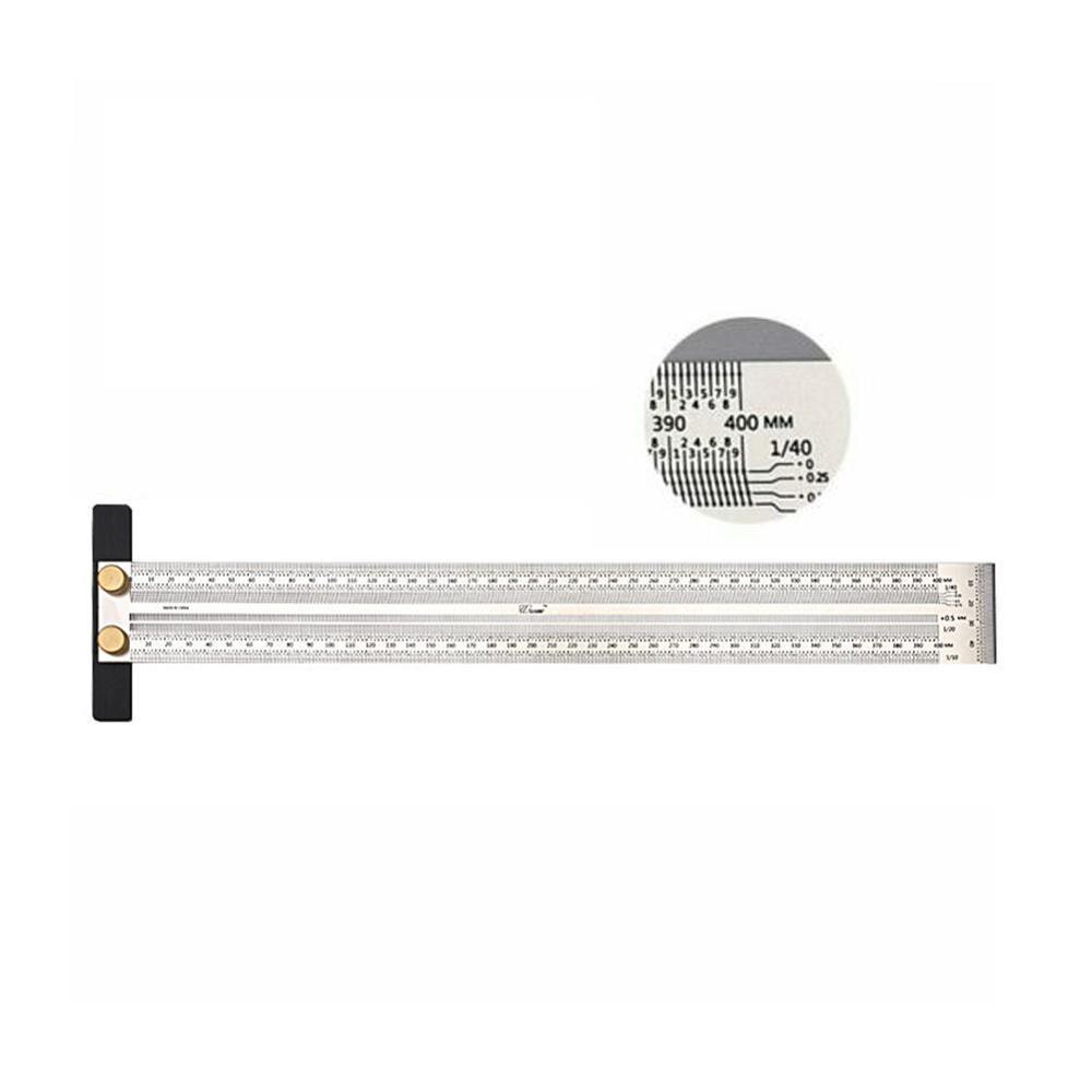 Højpræcisions skala lineal t-type hul lineal rustf... – Grandado