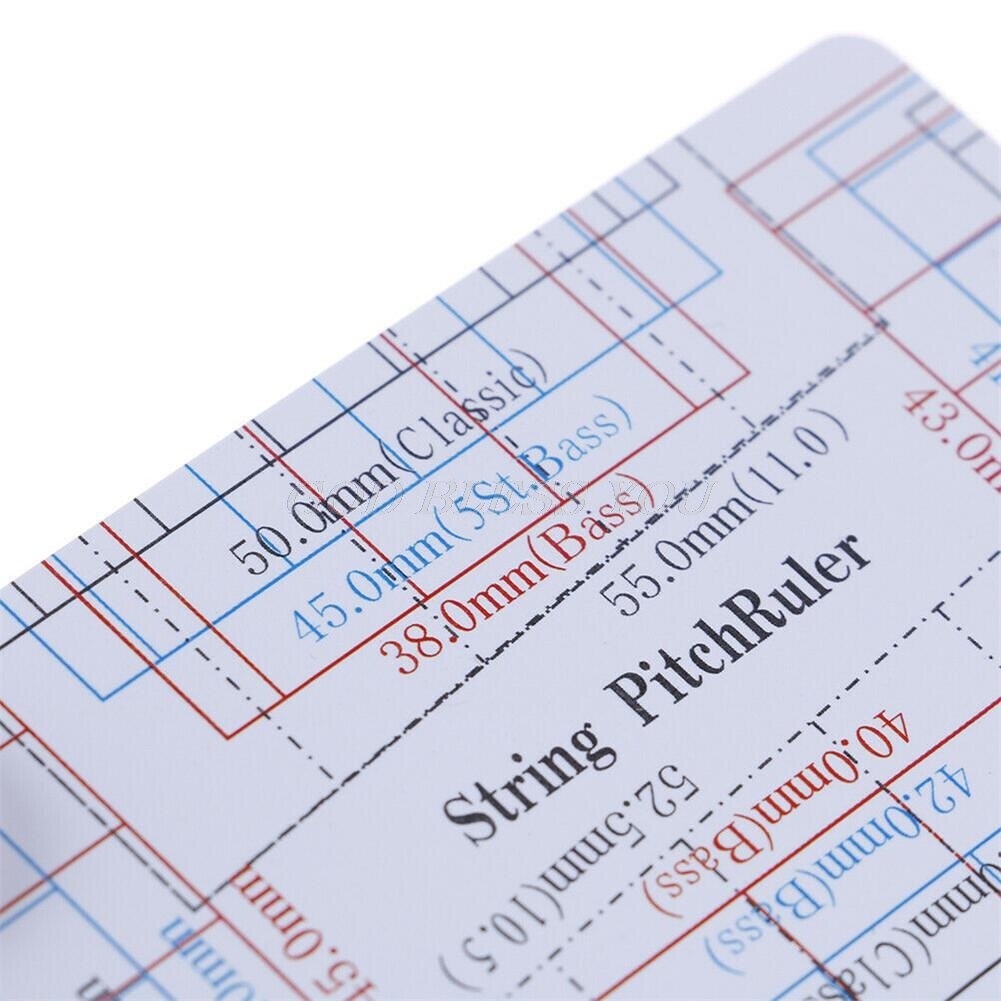 Guitar Bass String Pitch Ruler Gauge String Action... – Grandado