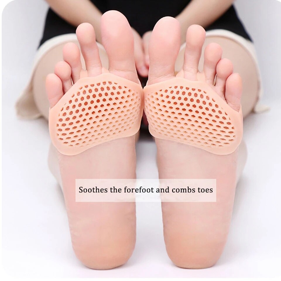 Silicone Gel Honeycomb Forefoot Pads for Women Hig... – Grandado