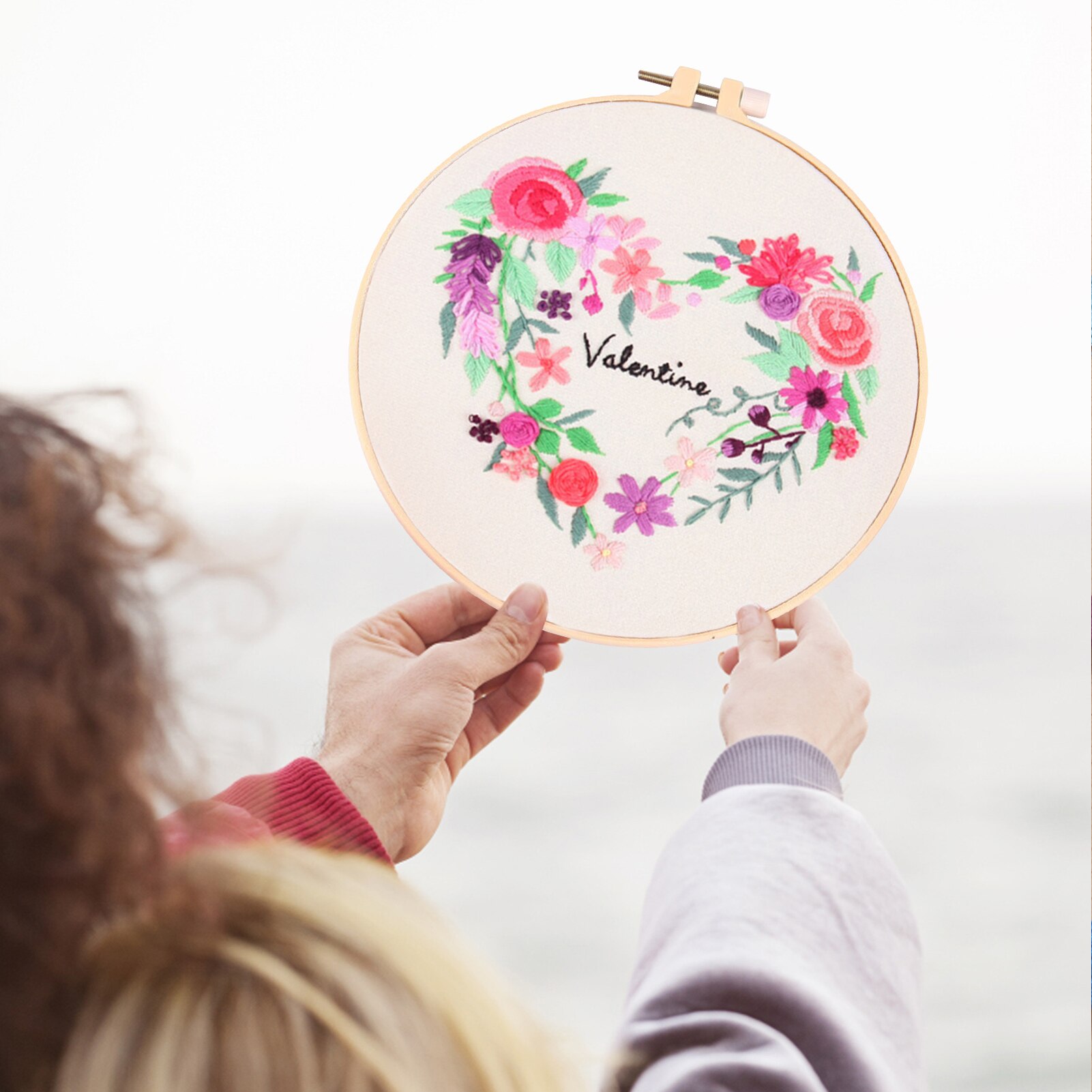 Fun Tien Borduurwerk Beginner Set Guirlande Kruiss... – Grandado