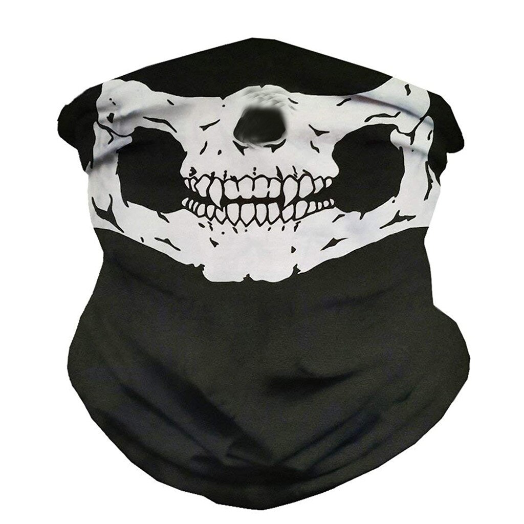 Cycling Motorcycle Head Scarf Neck Warmer Skull Fa... – Vicedeal